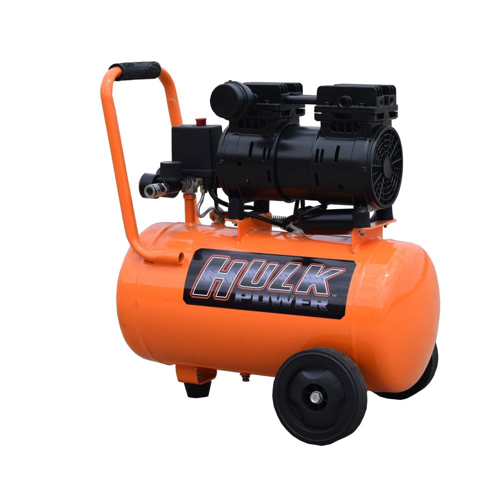 EMAX Hulk by 1hp 6 Gal. Silent Air Portable Compressor | The Home Depot ...