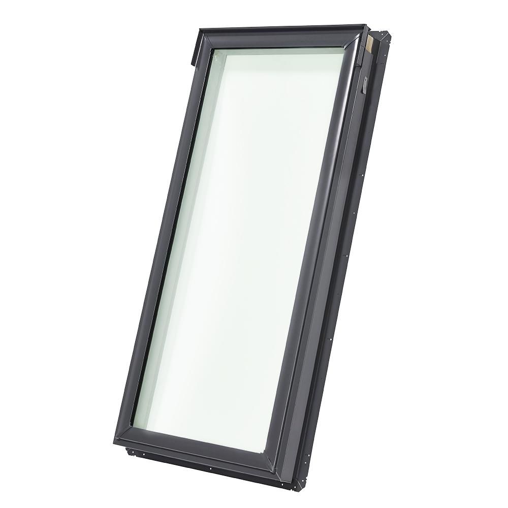 VELUX FS- Fixed Deck Mount Skylight size M06 - outside frame 30 9/16 inch x 46 1/4 inch- T ...