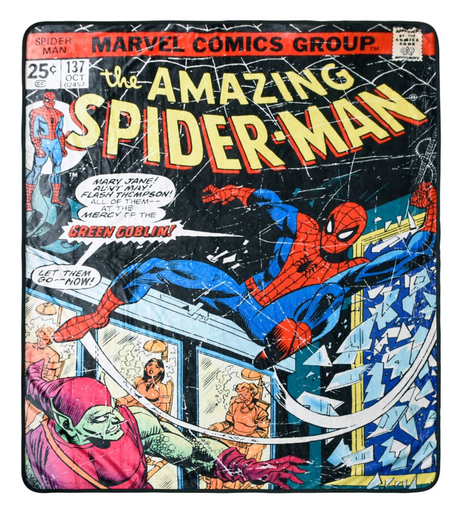 Marvel Spider-Man Picture Perfect Throw Blanket | The Home Depot Canada