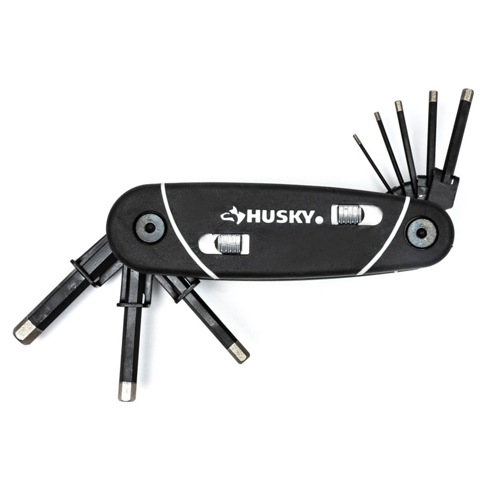 Husky Folding Locking Diamond Hex Key Set MM (8-Piece) | The Home Depot ...