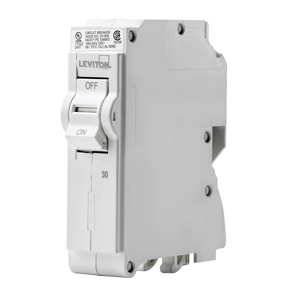 Leviton 1-Pole 30A 120V Plug-on Circuit Breaker | The Home Depot Canada