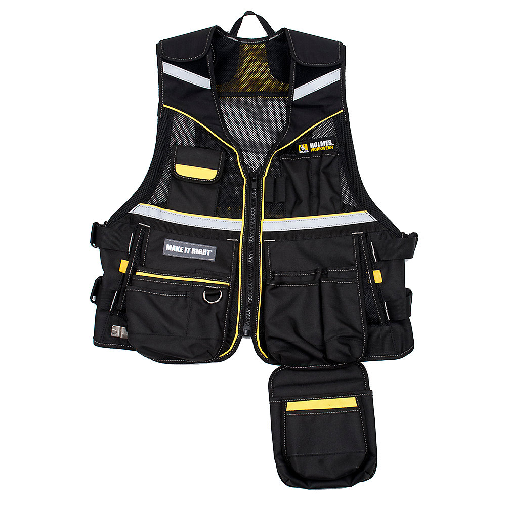 Multi Pocketed Tool Vest Workwear One Size