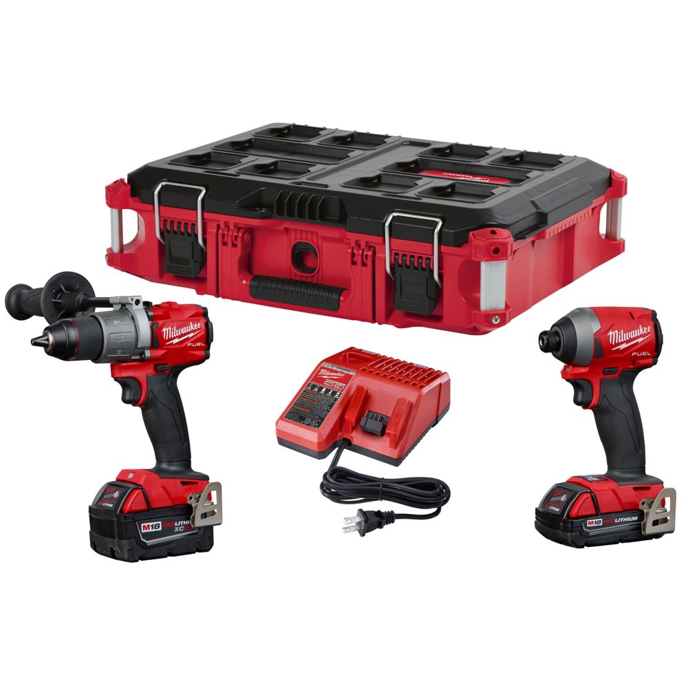 Milwaukee Tool M18 Fuel 18v Lithium Ion Brushless Cordless Hammer Drill