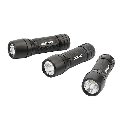Husky 500-Lumen AA Virtually Unbreakable Aluminum LED Flashlight in ...