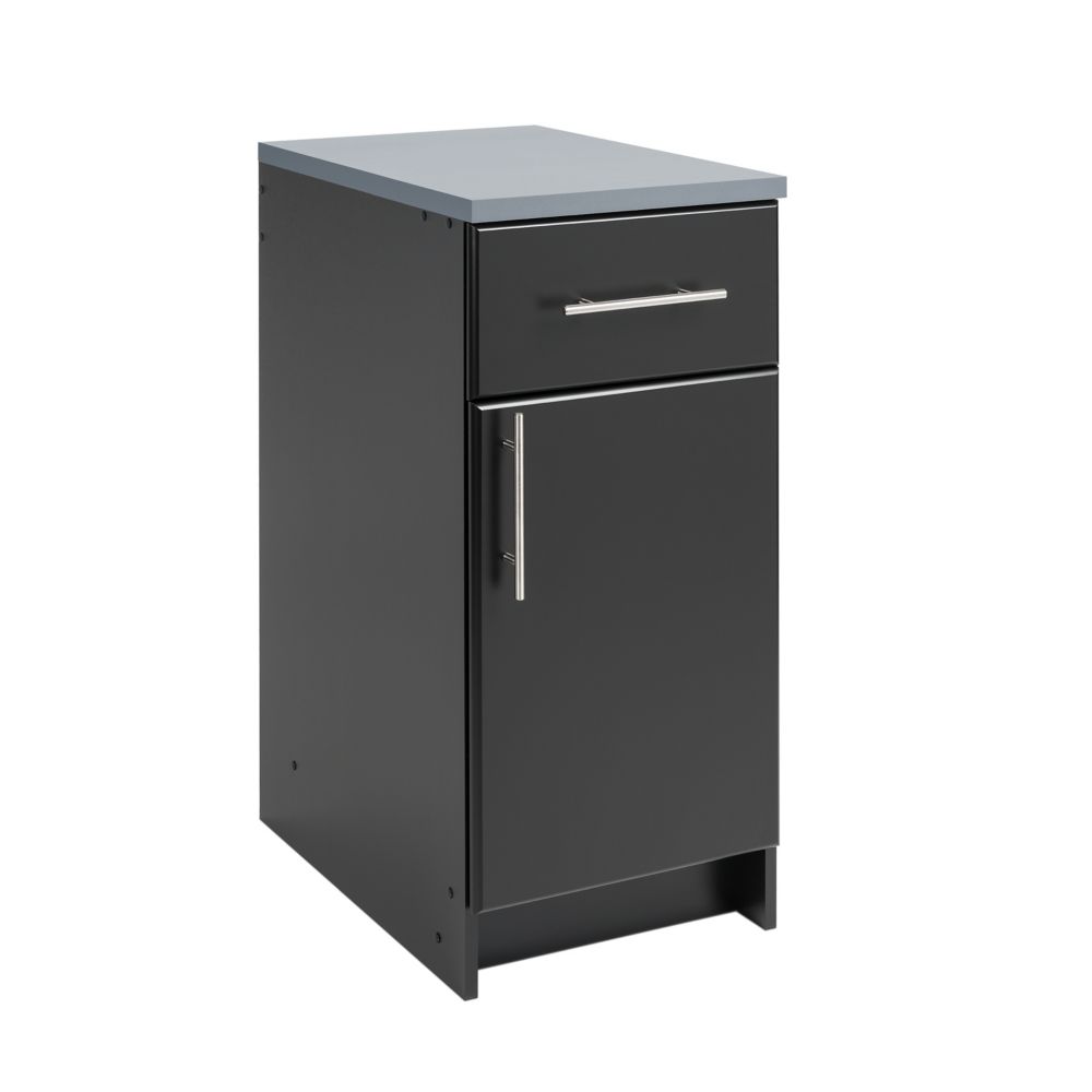 Prepac Elite 16-inch Base Cabinet in Black | The Home Depot Canada