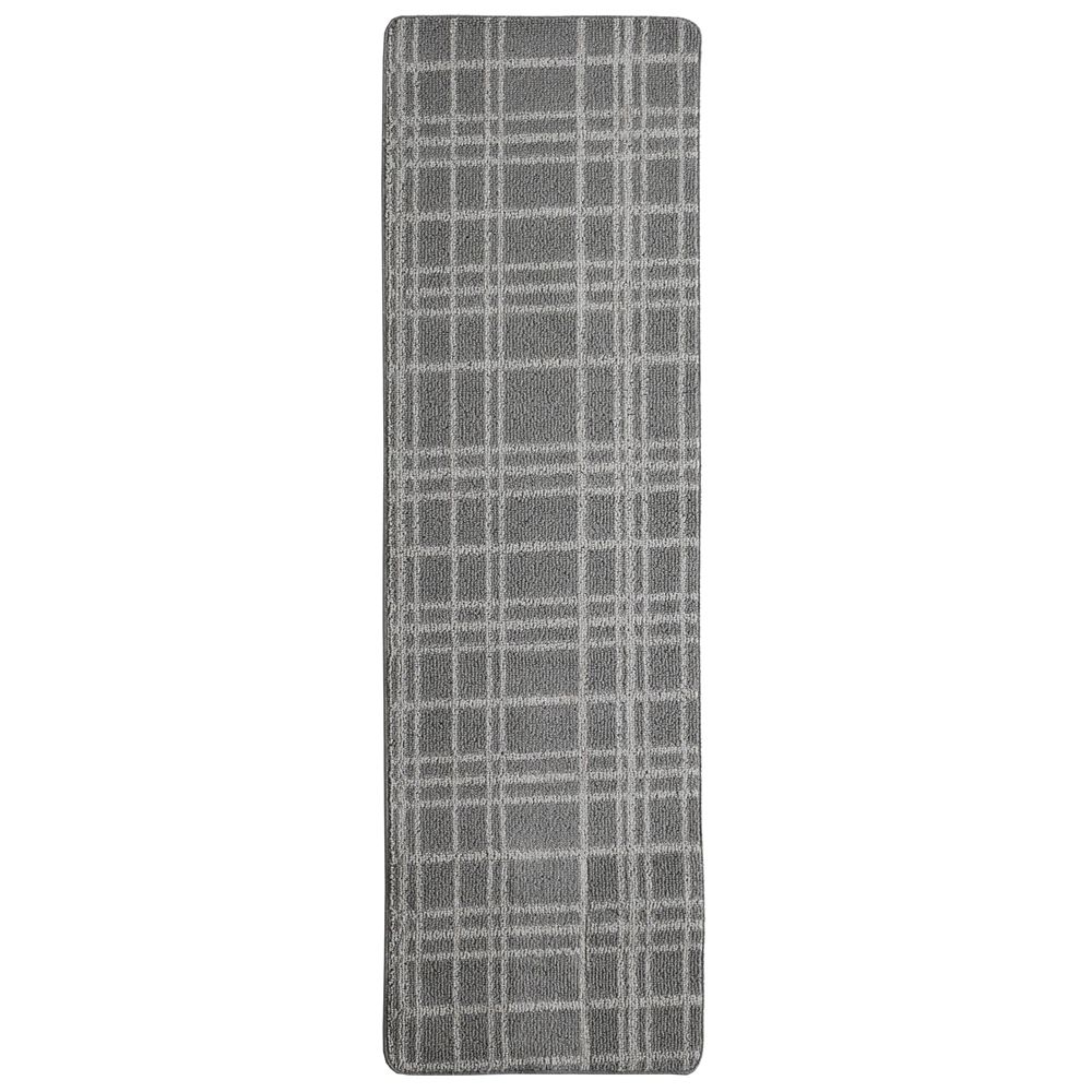 Lanart Rug Fashion Loop Grey Tile 2 ft. x 6 ft. Indoor Runner | The ...