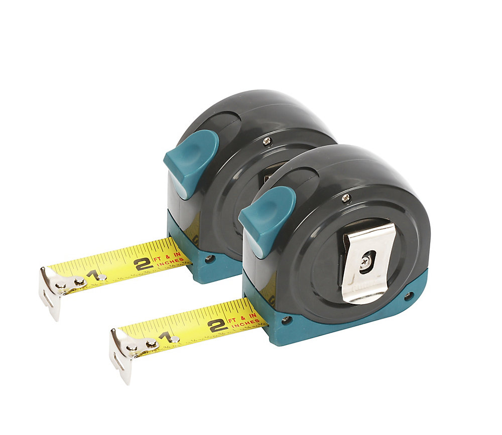 2 Piece Tape Measure Set 25 Ft And 25 Ft