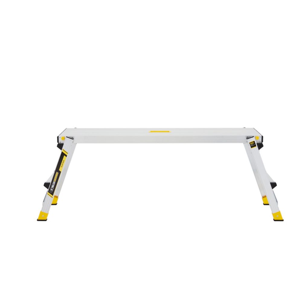 Gorilla Ladders Aluminum Slim-Fold Work Platform with 300 lbs. Load ...
