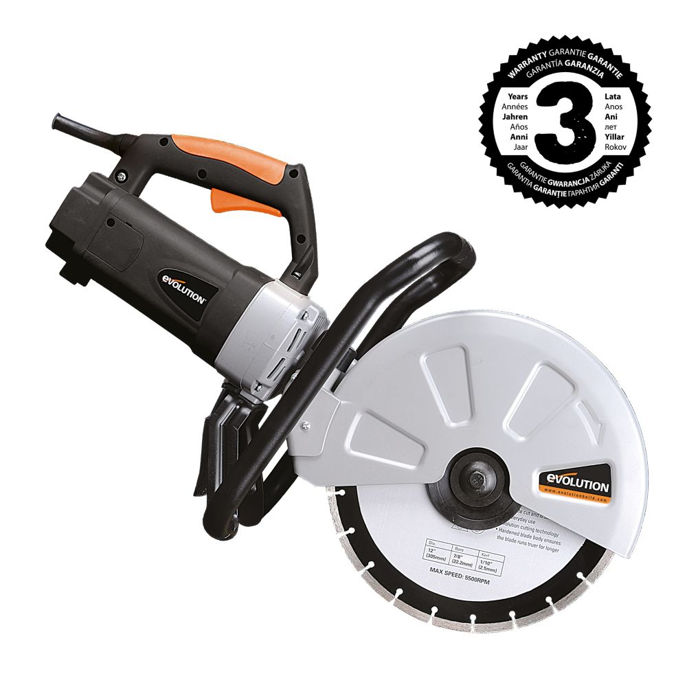 Evolution 12-inch Disc Cutter with Diamond Blade