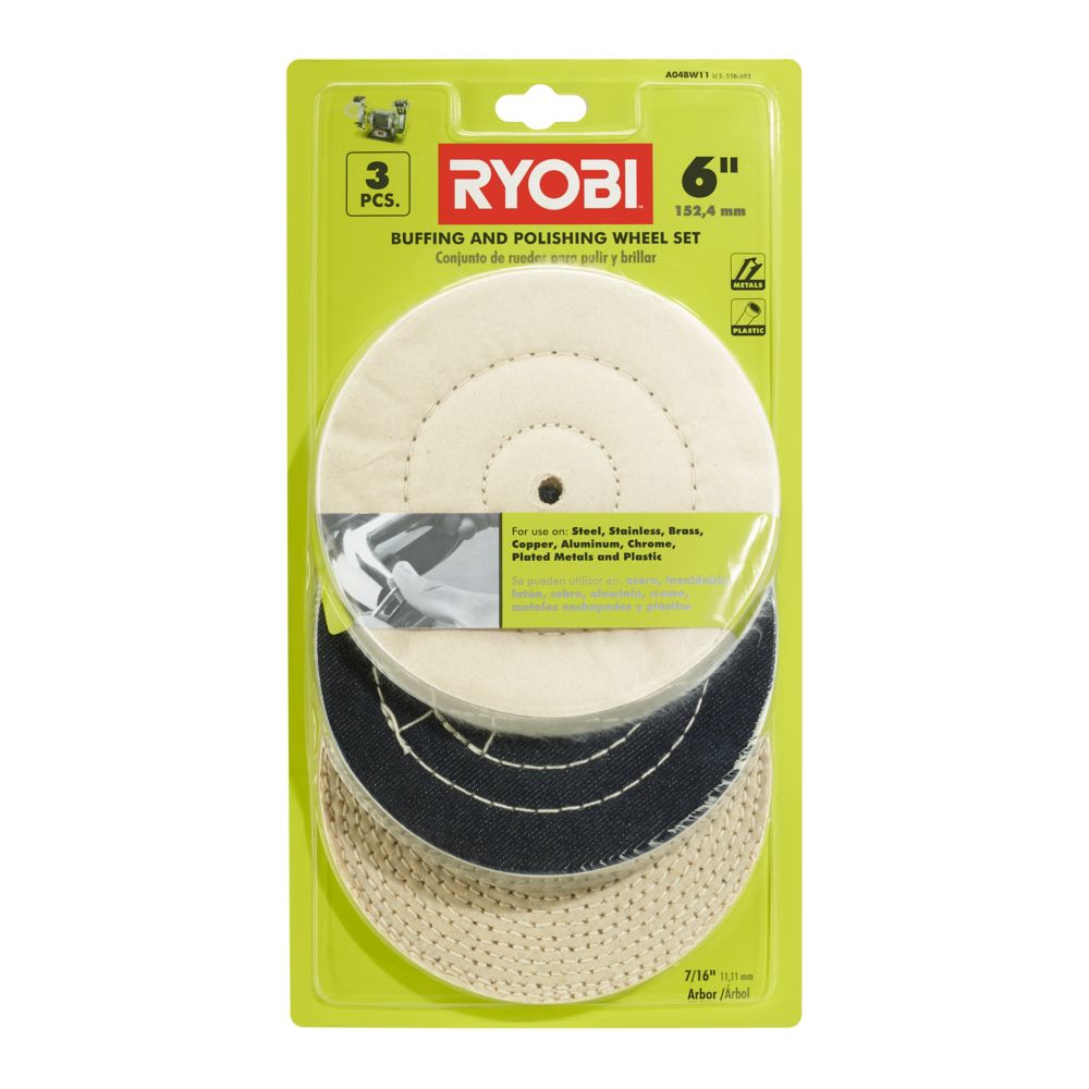RYOBI 6-Inch Buffing Wheel Set (3-Piece) | The Home Depot Canada