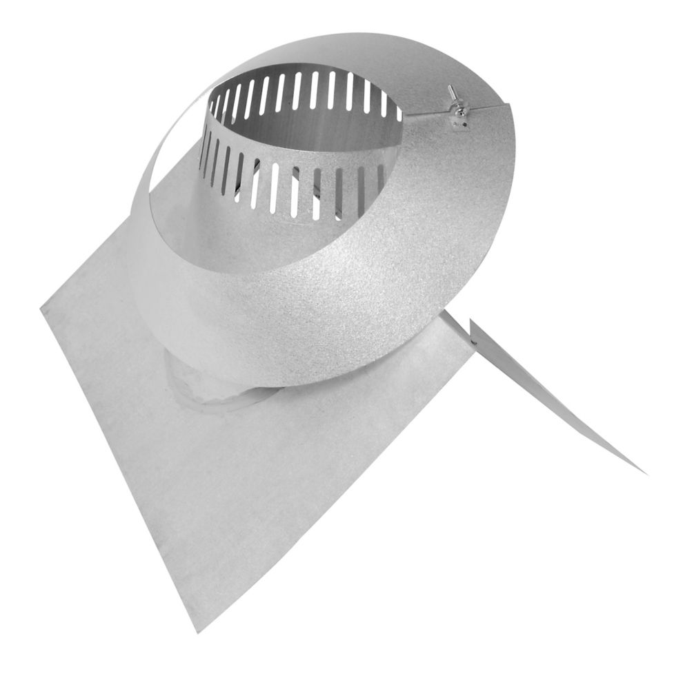 SuperVent 6 inch Peak Flashing For Roofs 6/12 - 9/12 | The Home Depot ...