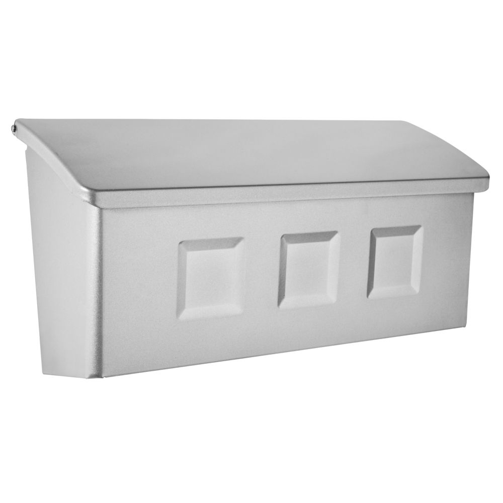 Architectural Mailboxes Wayland Mailbox Silver | The Home Depot Canada