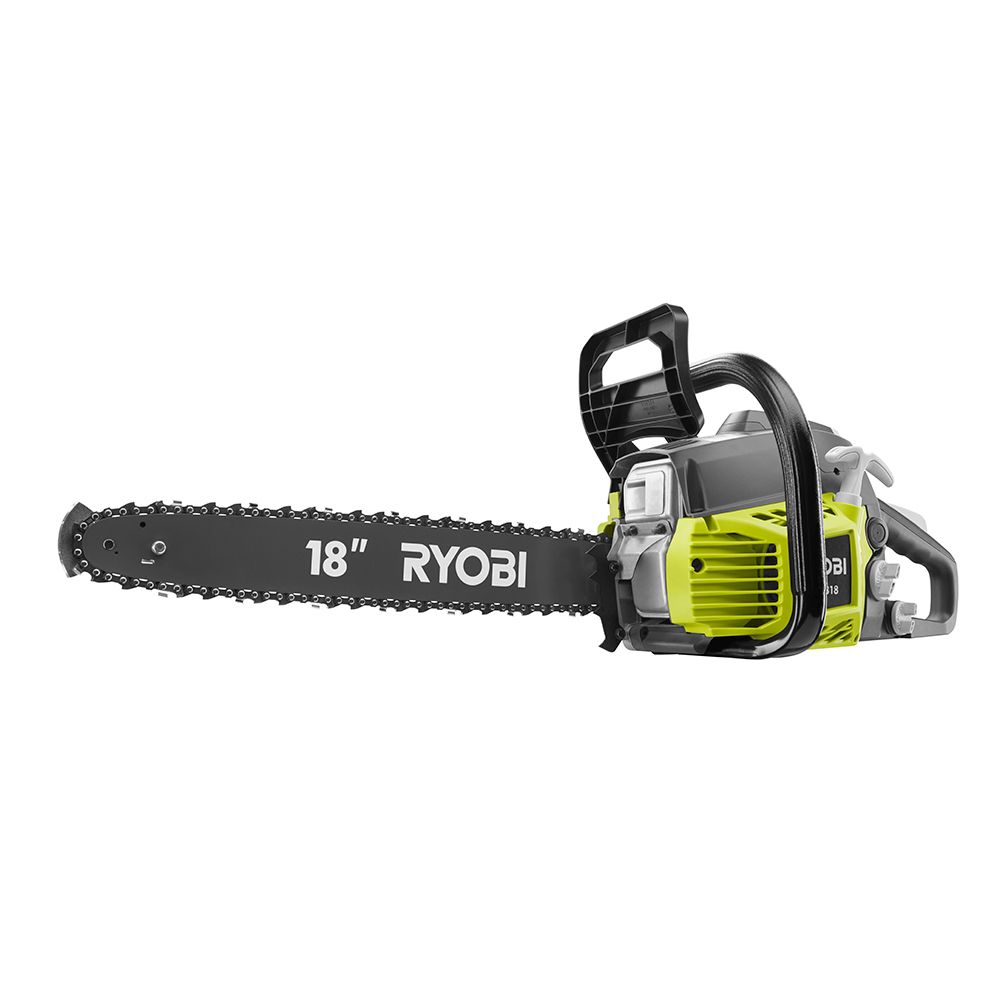 RYOBI 18 inch 38cc 2-Cycle Gas Chainsaw with Heavy Duty Case | The Home ...