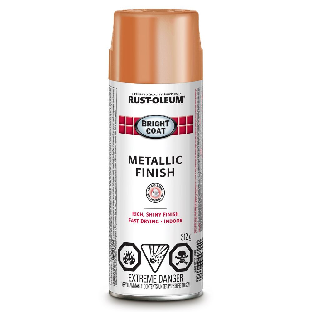 Rust-Oleum BRIGHT COAT METAL FINISH COPPER 340G | The Home Depot Canada