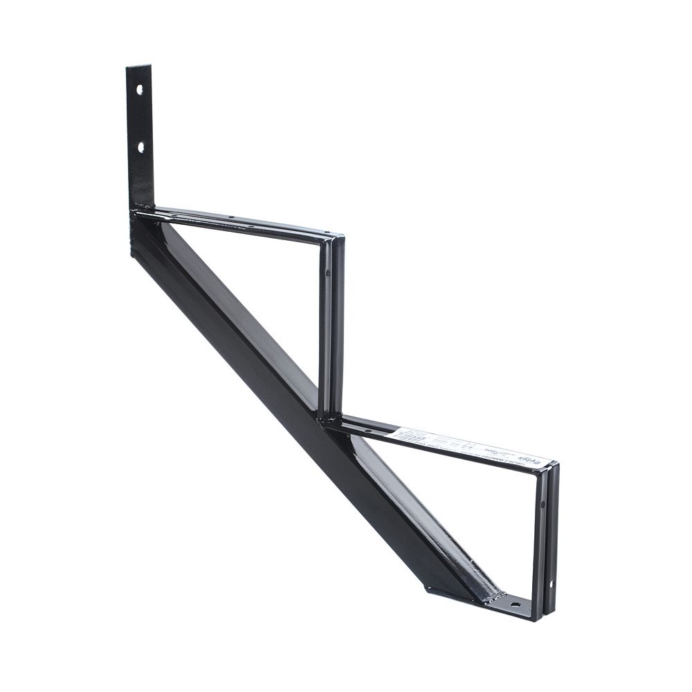Pylex 2-Steps Steel Stair Riser black | The Home Depot Canada