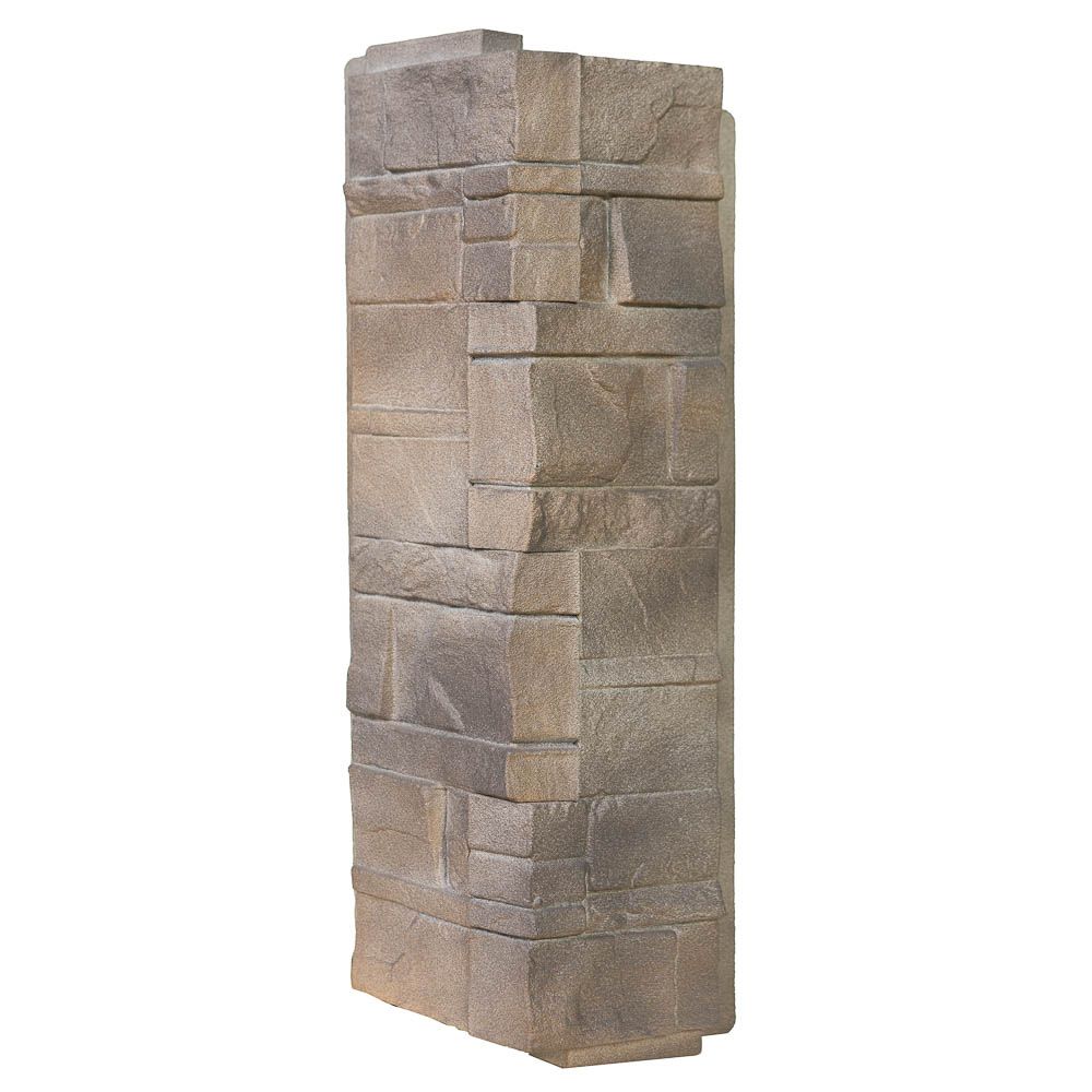 Novik Stone DS - Dry Stack Stone in Flint - Corner (6.30 Ln. Ft. / box ...