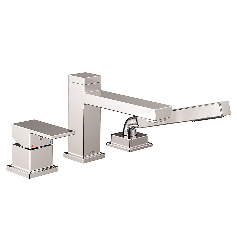 Kyvos One-Handle Low Arc Roman Tub Faucet with Hand Shower Kyvos One-Handle Low Arc Roman Tub Faucet with Hand Shower