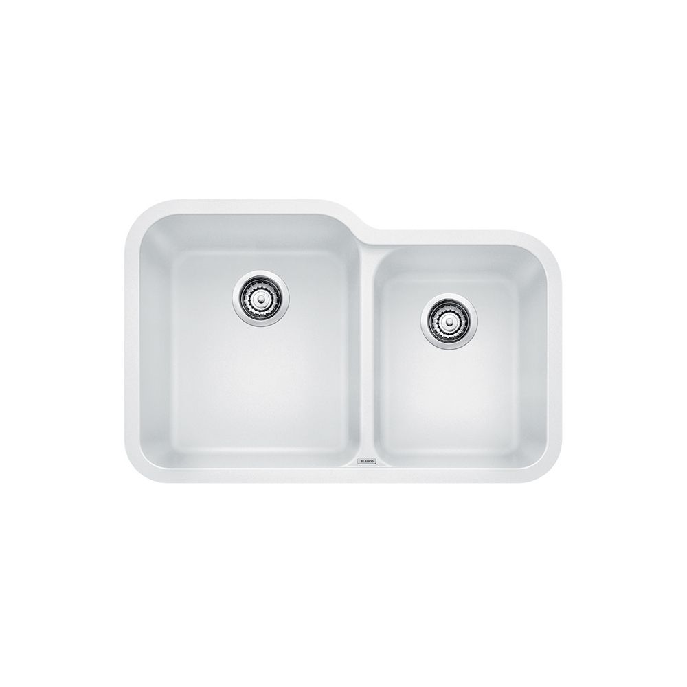 Blanco Évier de cuisine à montage sous plan et à deux cuves VISION U 1. ...