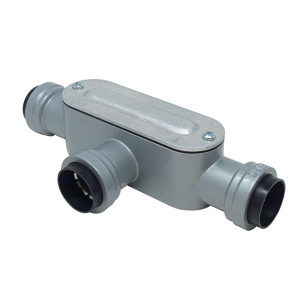 Southwire 3/4 inch Rigid & IMC SIMPush Type-T Conduit Body | The Home ...
