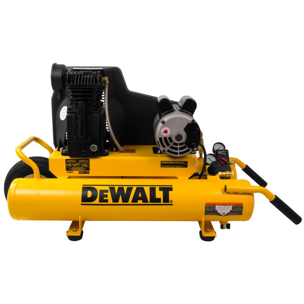 8 Gal. 155 PSI 1.9 HP Electric Dual Voltage Wheelbarrow Air Compressor