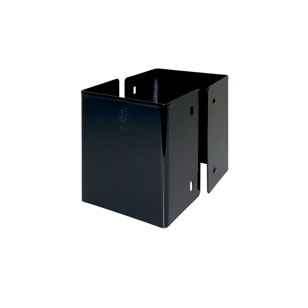 Fence Armor 2.5 inch. L x 2.5 inch. W x 3 inch. H Black Ornamental ...