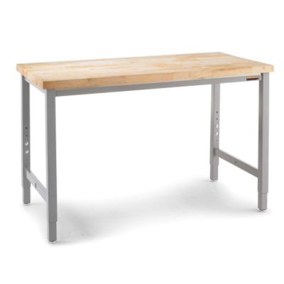 Relius Solutions 10,000-lb. Capacity Workbench – 96″wx30″d Top – Maple ...