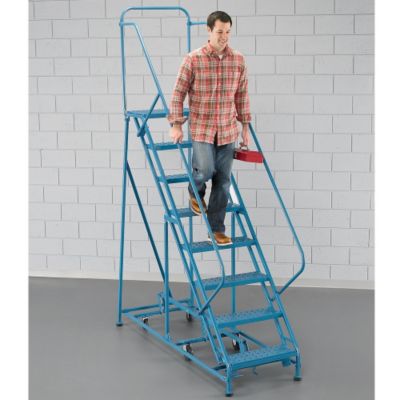 Ega Radius 360-degree Rotating Rolling Ladder – 60-degree Standard ...