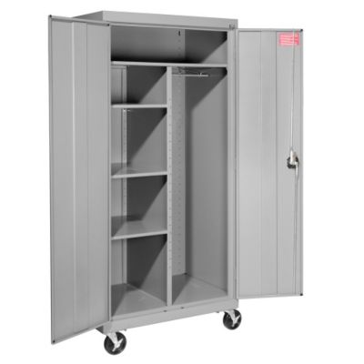 Sandusky Lee Mobile Combination Cabinet – 36x24x66″ – Light Gray ...