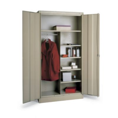 Tennsco Combination Cabinet – 36x24x72″ – All-welded – Black | Yozzy