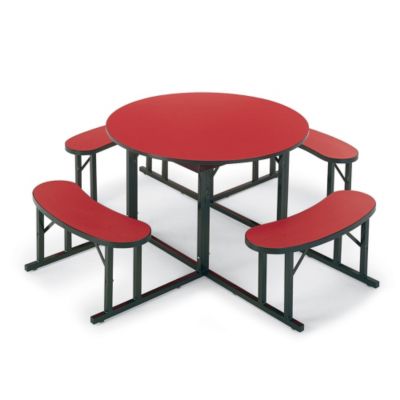 Barricks Cafeteria Seating – 48″ Diameter – Seats 4-6 Individuals ...