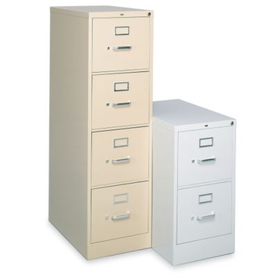 Vertical File Cabinet – 25″ Of Front-to-back Filing Space – 5 Letter ...