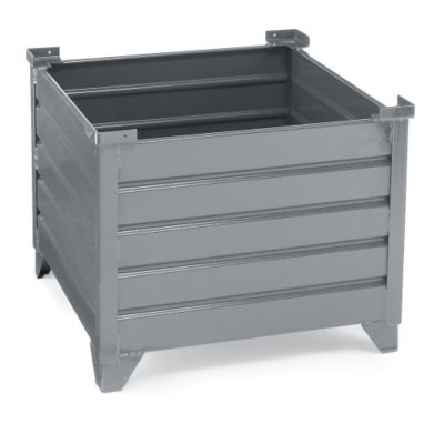Topper Corrugated Steel Bulk Containers – 49-2/5″wx49-2/5″lx23-1/2″h ...