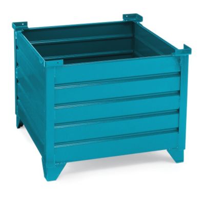 Topper Corrugated Steel Bulk Containers – 49-2/5″wx49-2/5″lx23-1/2″h ...