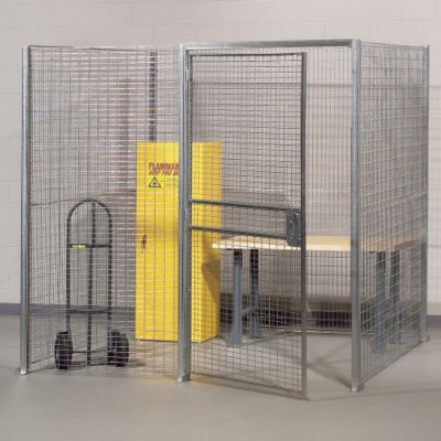 Folding Guard Qwik-fence Wire Enclosures Sliding-style Door – 3’wx8’h ...