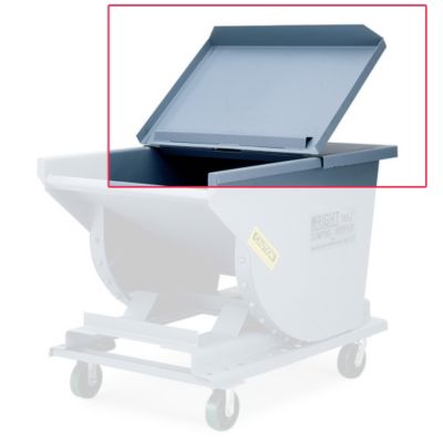 Mccullough Wright Steel Lids For Hoppers – Fits 2 Cubic Yard Hopper ...