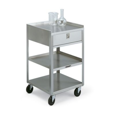 Lakeside Stainless Steel Mobile Tables -18-3/8″wx15-5/8″d Shelf – 3 ...