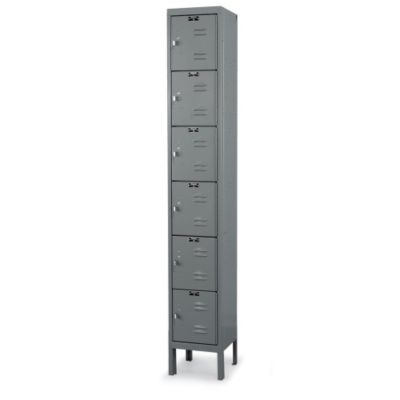 Hallowell Premium 6-tier Steel Locker – 12x12x12″ Opening – 3 Locker ...