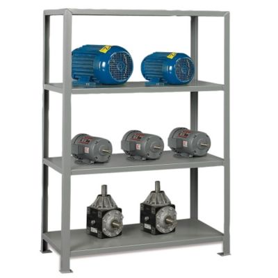 Little Giant All-welded Shelving – 72x30x72″ – 4 Shelves – Gray | Snapshare