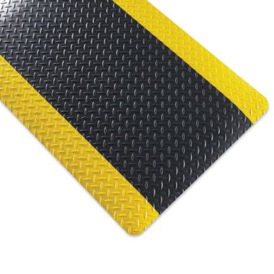 Relius Solutions Smart Diamond-plate Mat – 3×75′ – 1″ – Black/yellow ...