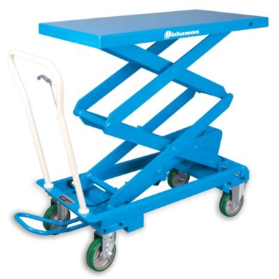 Bishamon Mobilift Manual Scissors Lift Tables – 660-lb. Capacity ...