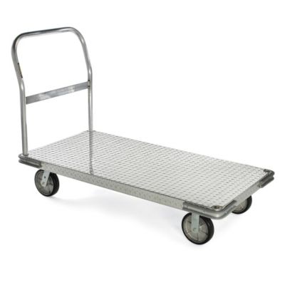 Wesco Lightweight Aluminum Platform Trucks – Treadplate Deck – 60″lx30 ...