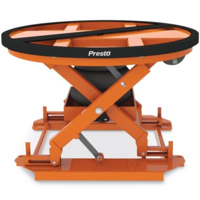 Presto Pallet Positioner – 43-5/8″ Dia. Turntable – Orange | Nbeat