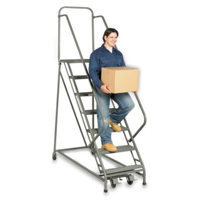 Ega 50-degree Stairway Slope Ladders With Square-tube Frame: 6 Steps ...