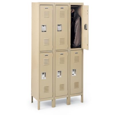 Edsal 2-tier Locker With Alliance Handle – 12x12x36″ Openings – 3 ...