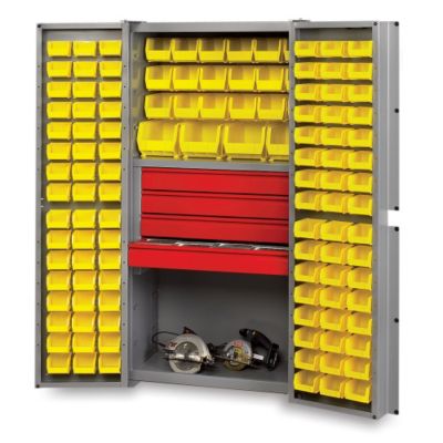 Relius Solutions Four-drawer Cabinet With 118 Bins – 36x24x72″ – Gray ...