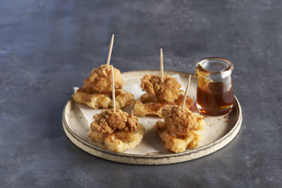 Mini Chicken & Waffled Hash Brown Sliders | Lamb Weston®