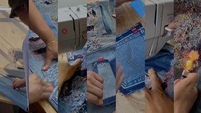 Levi's® Sacrifices a Pair of 501 Jeans for Art | Off The Cuff