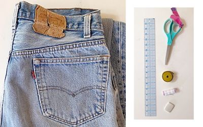 How Create a Raw Hem - Frayed Hem Jeans DIY | Off The Cuff