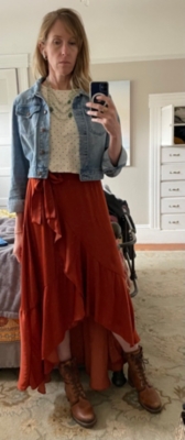 Ruffled Wrap Maxi Skirt | Nuuly