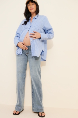 Maternity Denver Wide-Leg Jeans | Nuuly